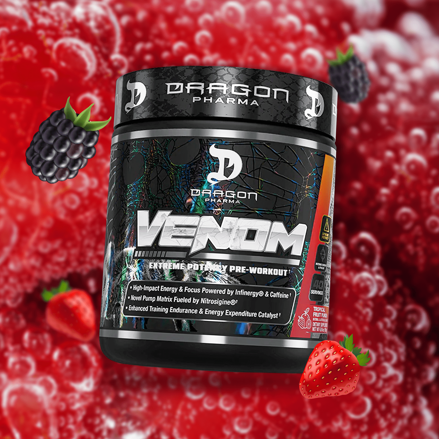 VENOM 40 SRV FRUIT PUNCH - Distribuidora Fitness