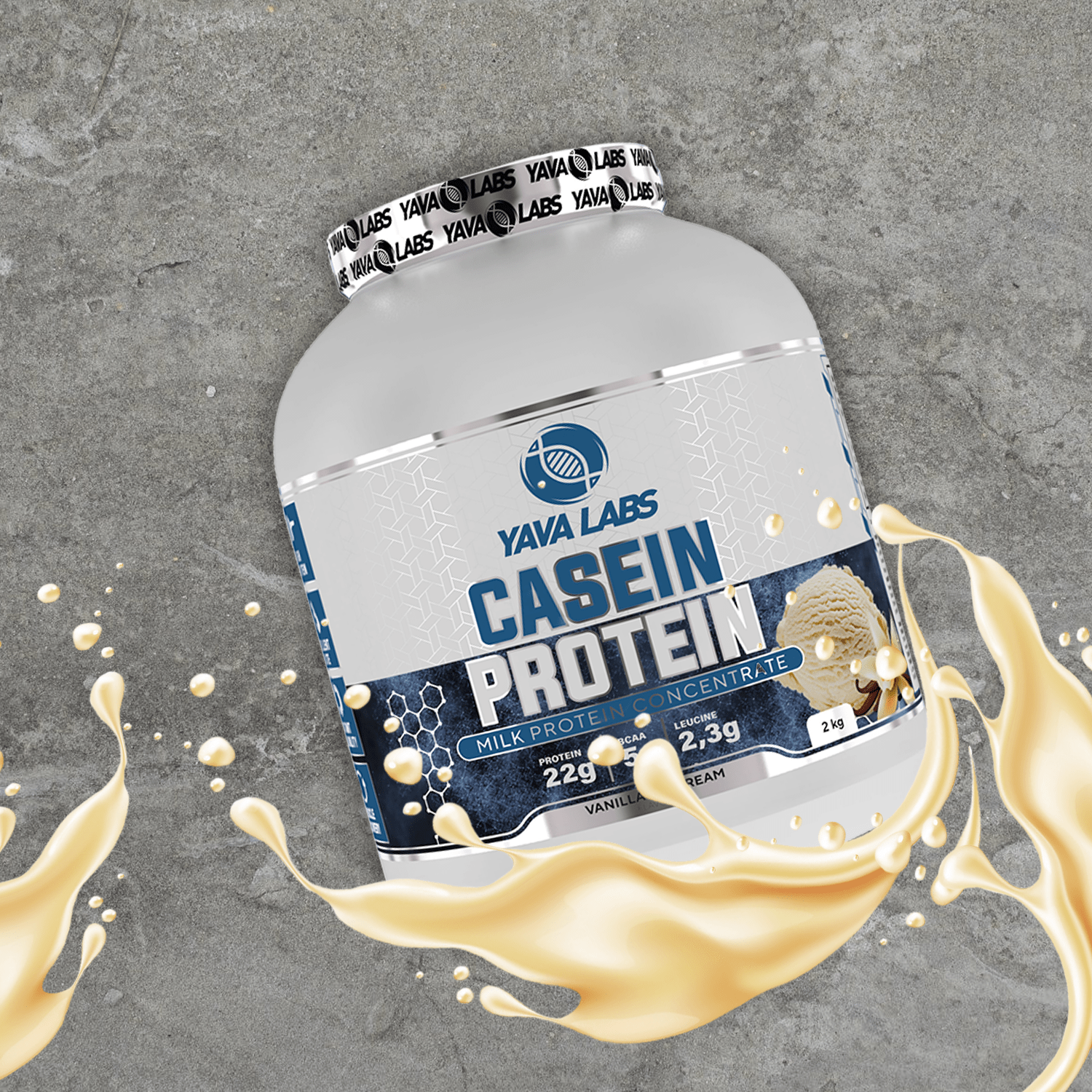 CASEIN PROTEIN 2 KG VAINILLA - Distribuidora Fitness